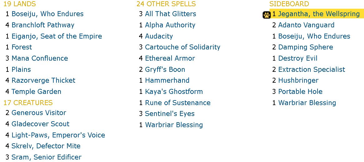 Magic: the Gathering Pioneer Green-White Auras Deck Archetype Defined ...
